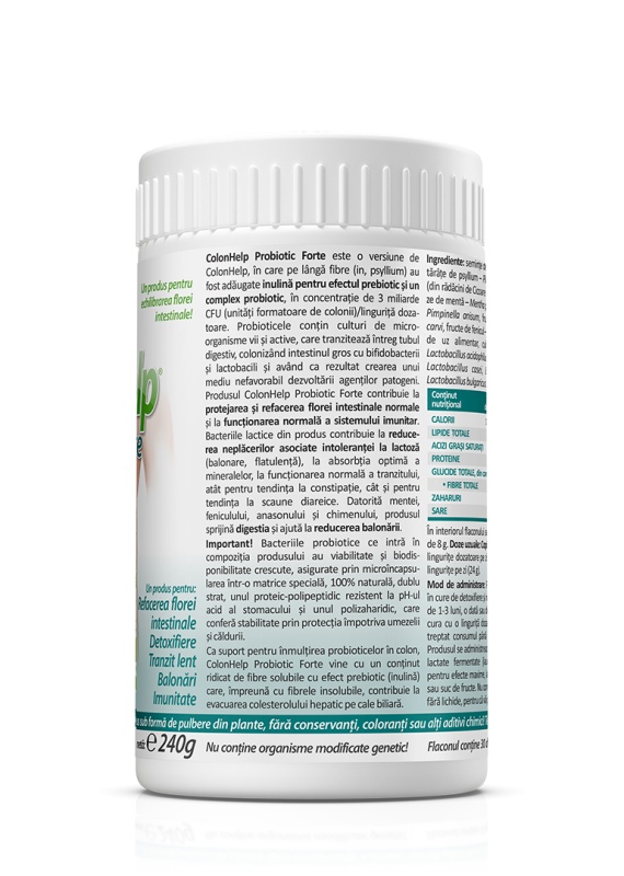 ColonHelp Probiotic Forte, 240 g pulbere | Zenyth
