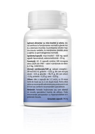 Myo-Inositol + Seleniu, 30 capsule | Zenyth