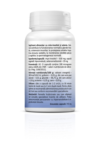 Myo-Inositol + Seleniu, 30 capsule | Zenyth