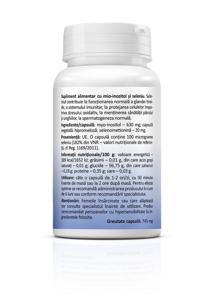 Myo-Inositol + Seleniu, 30 capsule | Zenyth