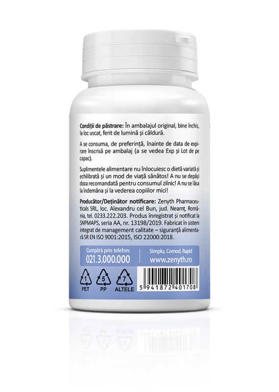 Myo-Inositol + Seleniu, 30 capsule | Zenyth