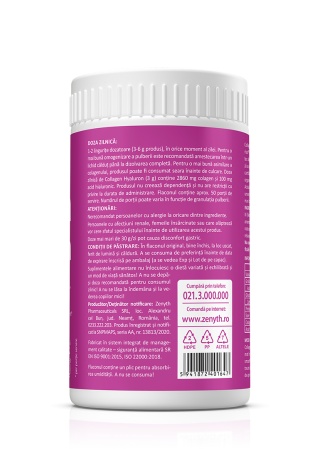 Collagen + Hyaluron, 150 g pulbere | Zenyth