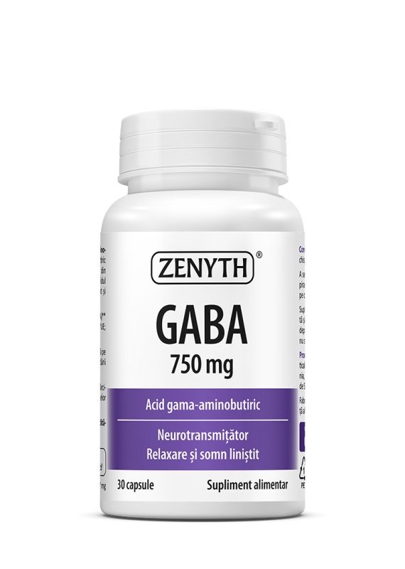 GABA 750 mg, 30 capsule | Zenyth