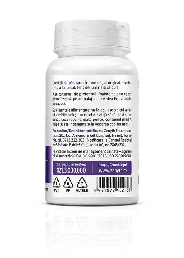 GABA 750 mg, 30 capsule | Zenyth