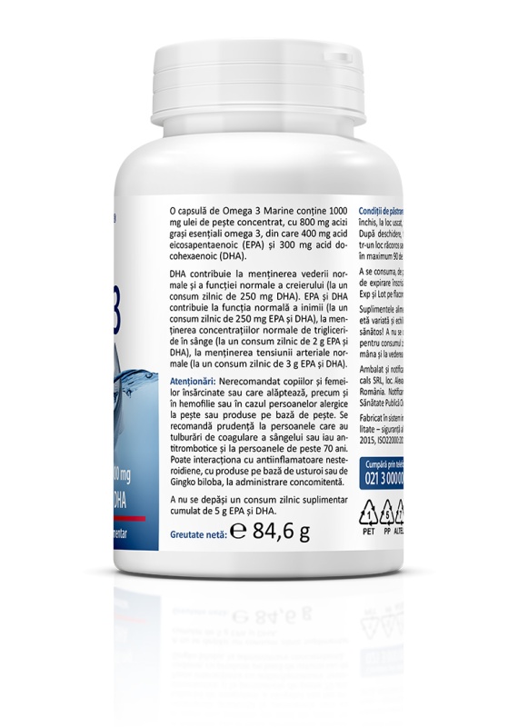 Omega 3 1000 mg, 60 capsule | Zenyth
