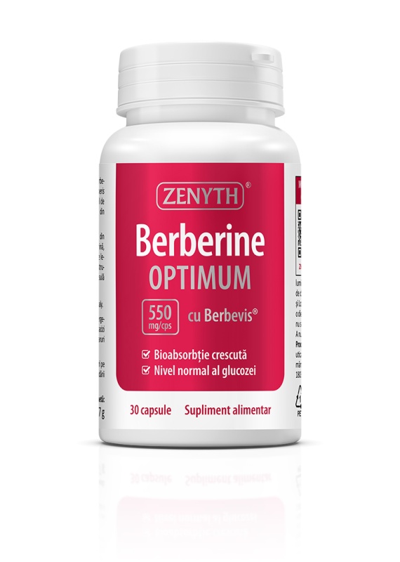 Berberina Optimum Berbevis® extract 550 mg, 30 capsule | Zenyth